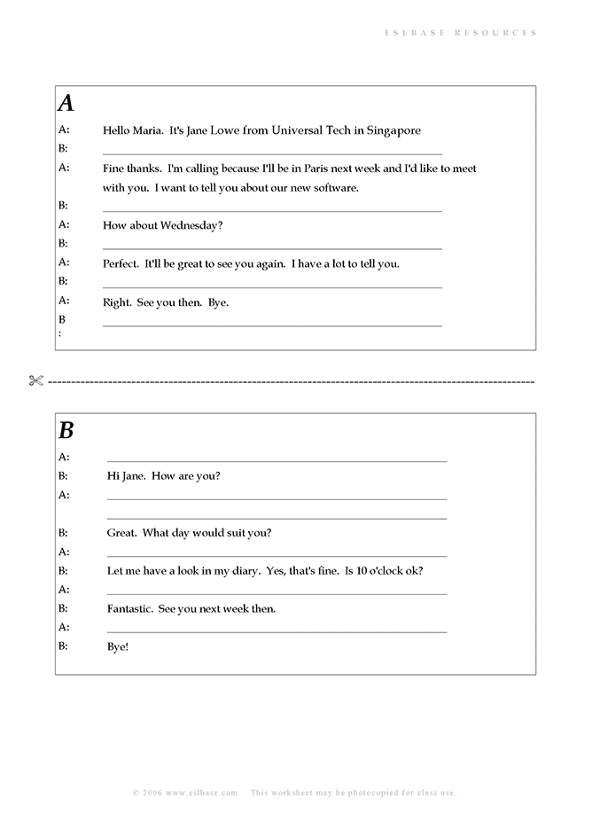 Language of Making Arrangements: Crazy Dictation | Eslbase