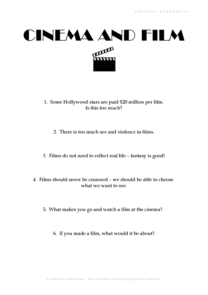 Free TEFL Worksheets, Activities & Lesson Plans | Eslbase.com