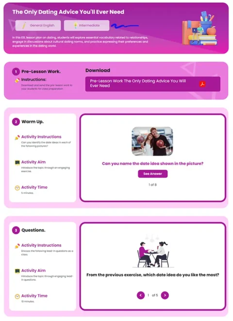 Free ESL worksheets, activities and lesson plans | Eslbase.com